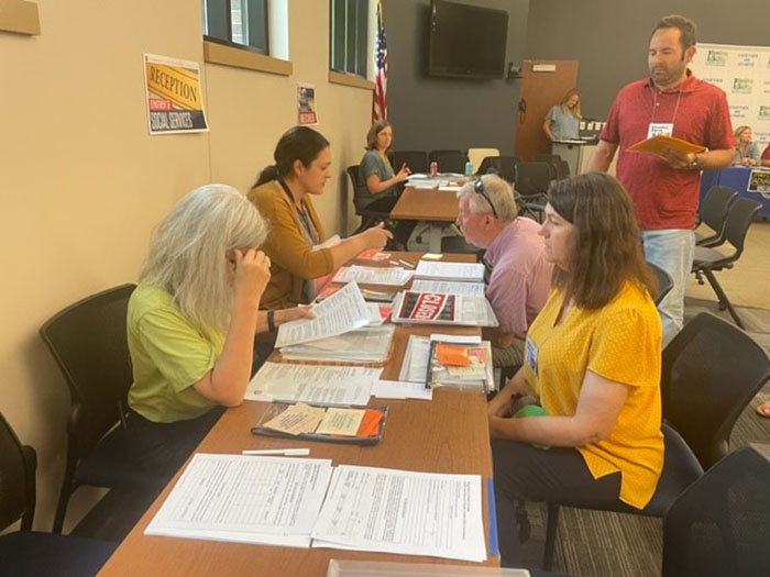 Lynne Penke-Valdes, Otter Tail County Deputy Administrator, facilitated bringing the workshop to ...